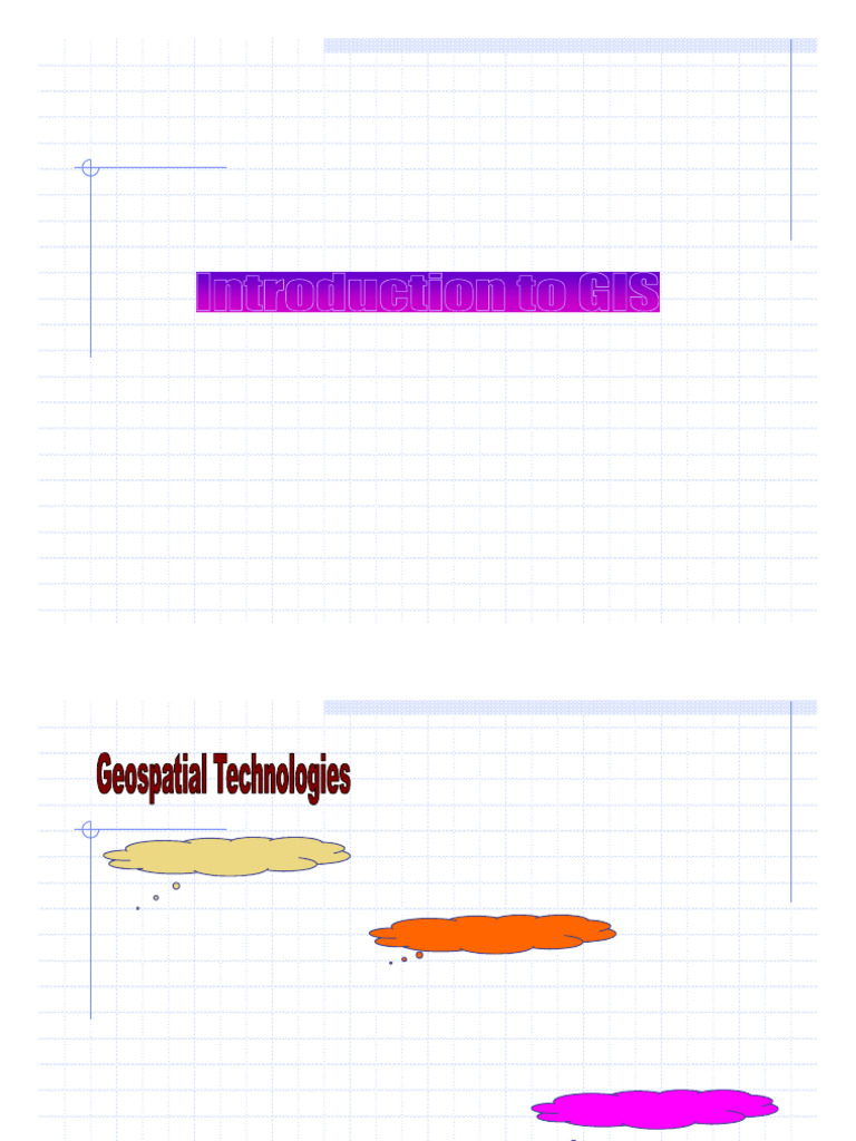 GIS ppt1 | PDF | Geographic Information System | Spatial Analysis