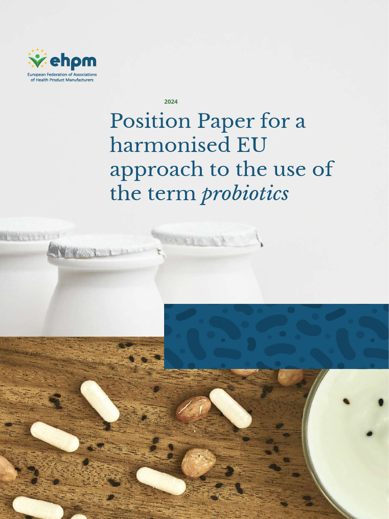 EHPM Position Paper on Probiotics 2024 Digital v02 Compressed | PDF ...