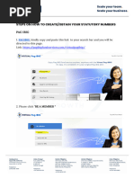 ORUS Online Registration Guide for Taxpayers | PDF | Password | Login