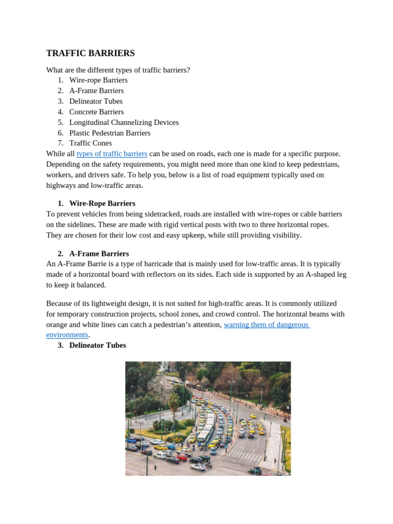Highway Engineering Traffic Barriers | PDF | Traffic | Road