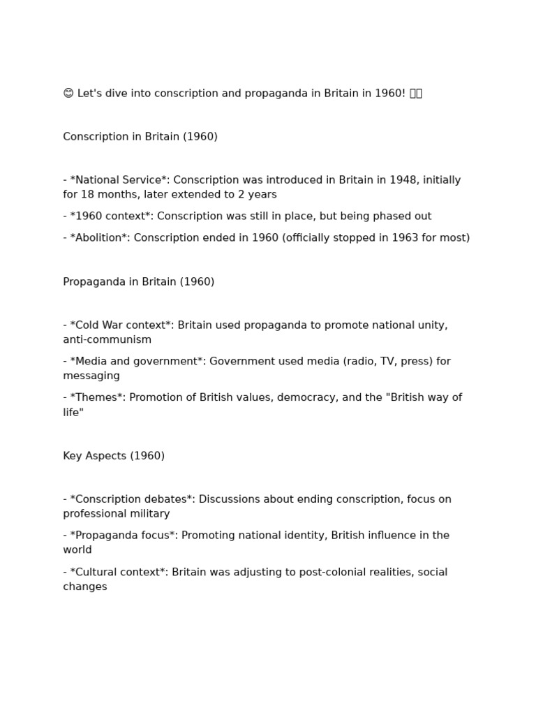 SS T1 conscription 1 | PDF | Propaganda | Cold War
