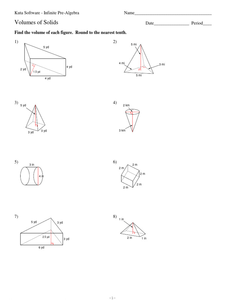 Volumes of Solids | PDF | Classical Geometry | Elementary Geometry