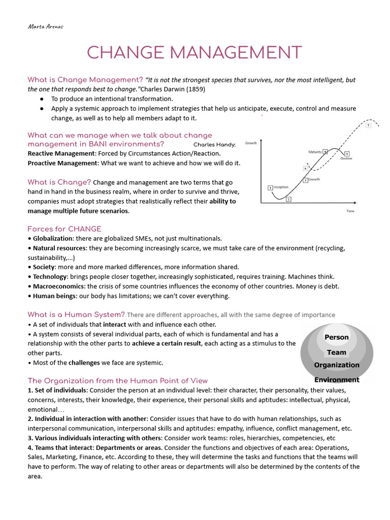 7. Change Management | PDF | Consultant | System