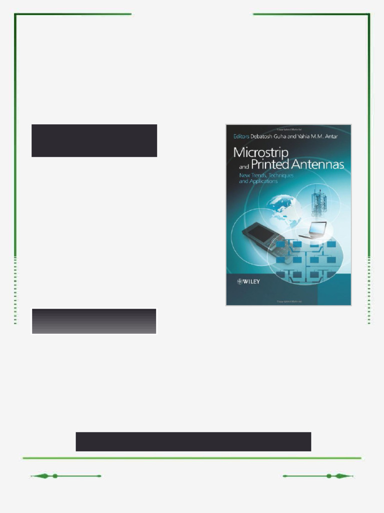 Microstrip and Printed Antennas New Trends Techniques and Applications ...