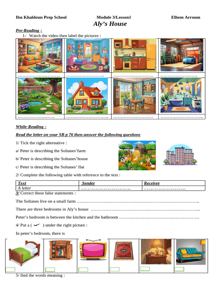 aly's house | PDF