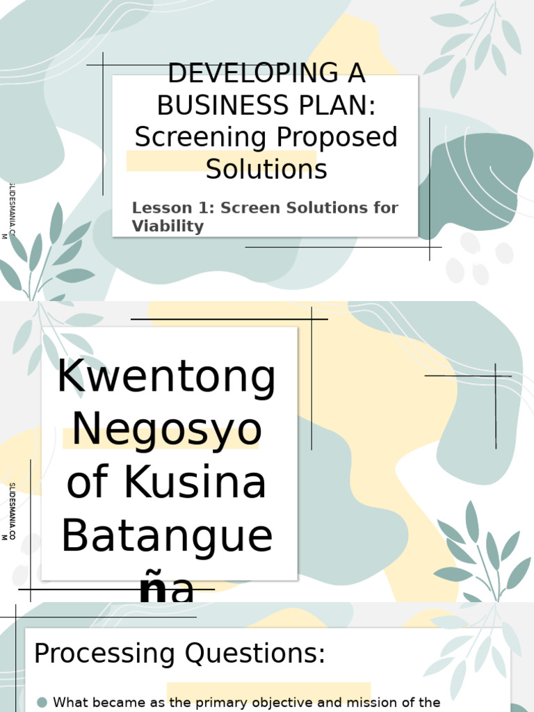 L3_Entrep | PDF | Entrepreneurship | Marketing