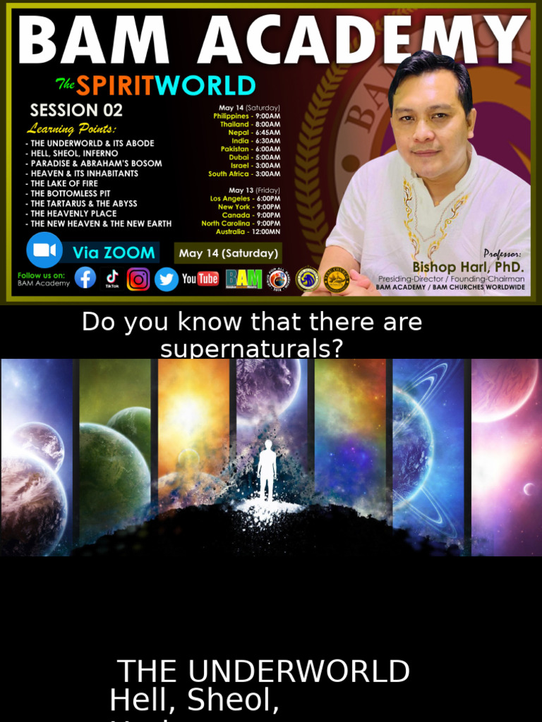 Session 2 the Spirit World - Students | PDF | Hell | Heaven