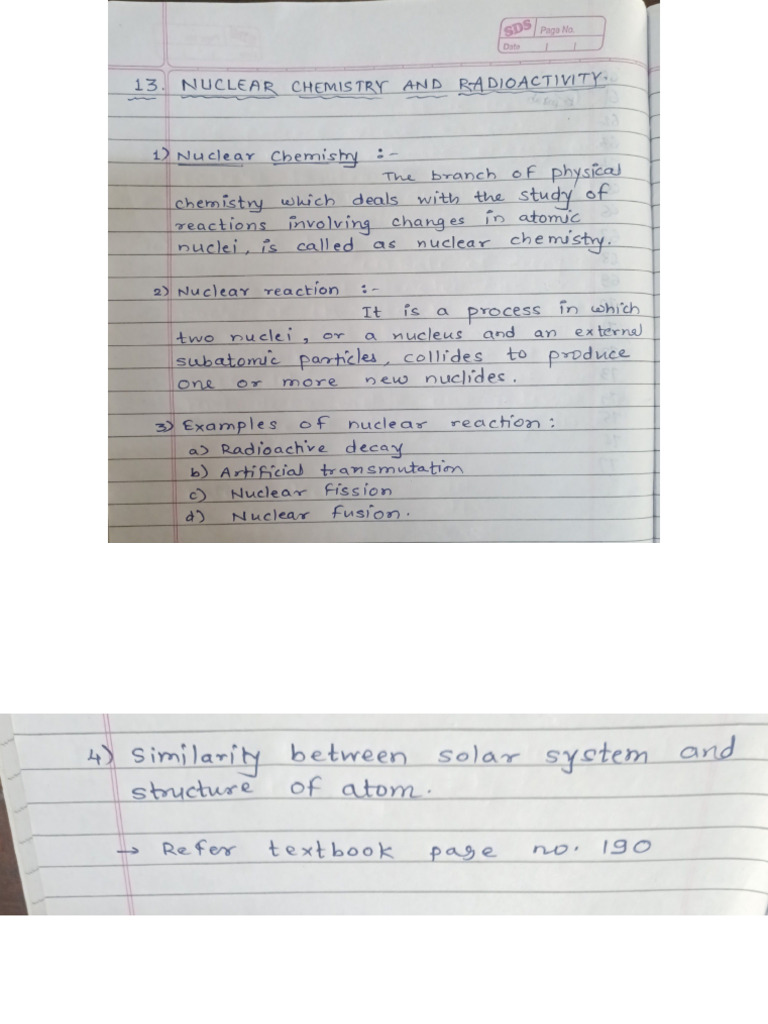 13.nuclear Chemistry and Radioactivity | PDF