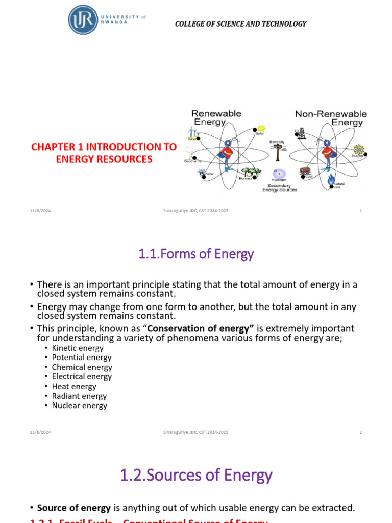 Overview of Energy Resources and Types | PDF | Energy Development | Fuels