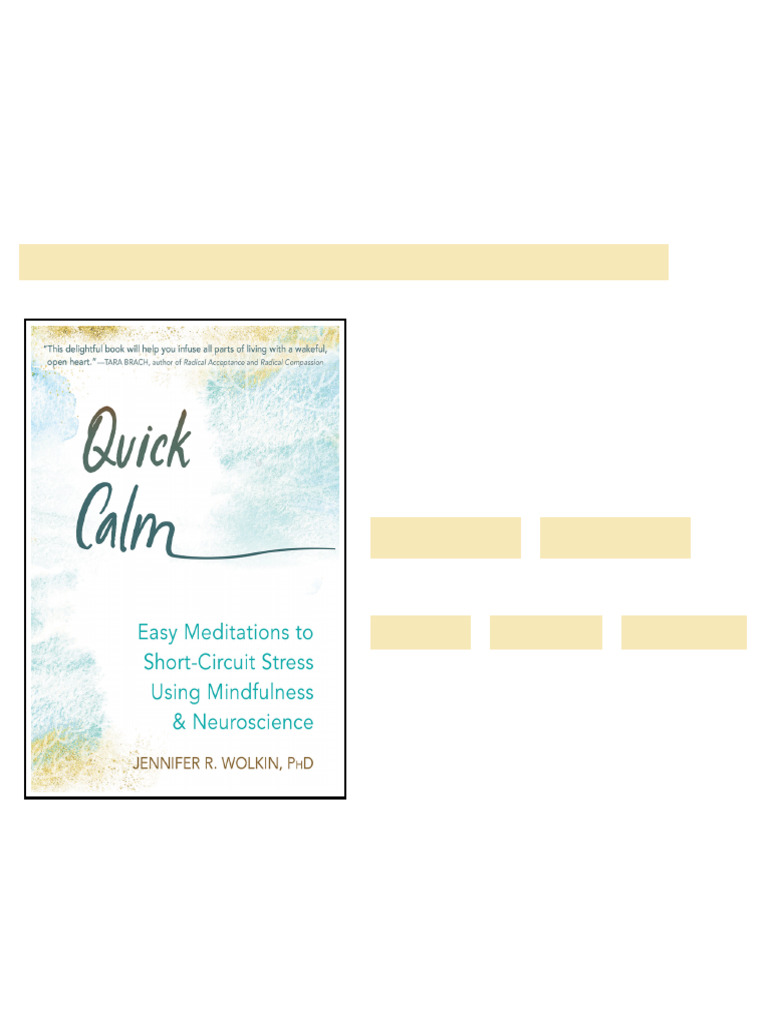 Quick Calm Jennifer R Wolkin Wolkin Jennifer R - ebook and textbook ...