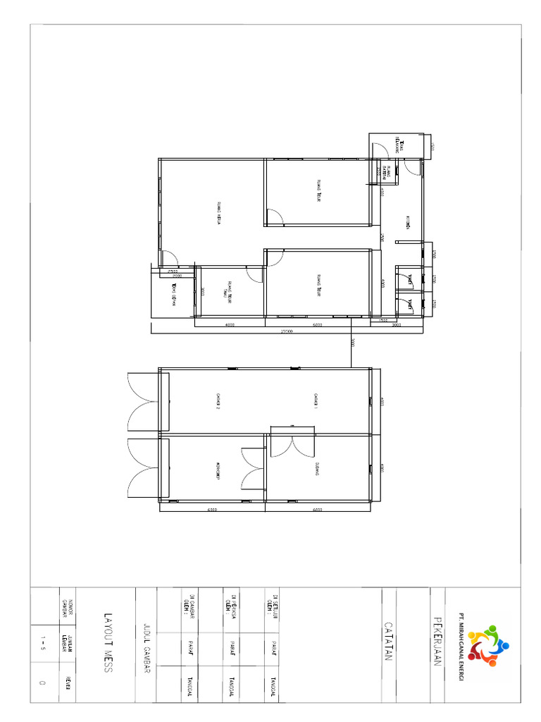 Design Mess Muara Bakah | PDF