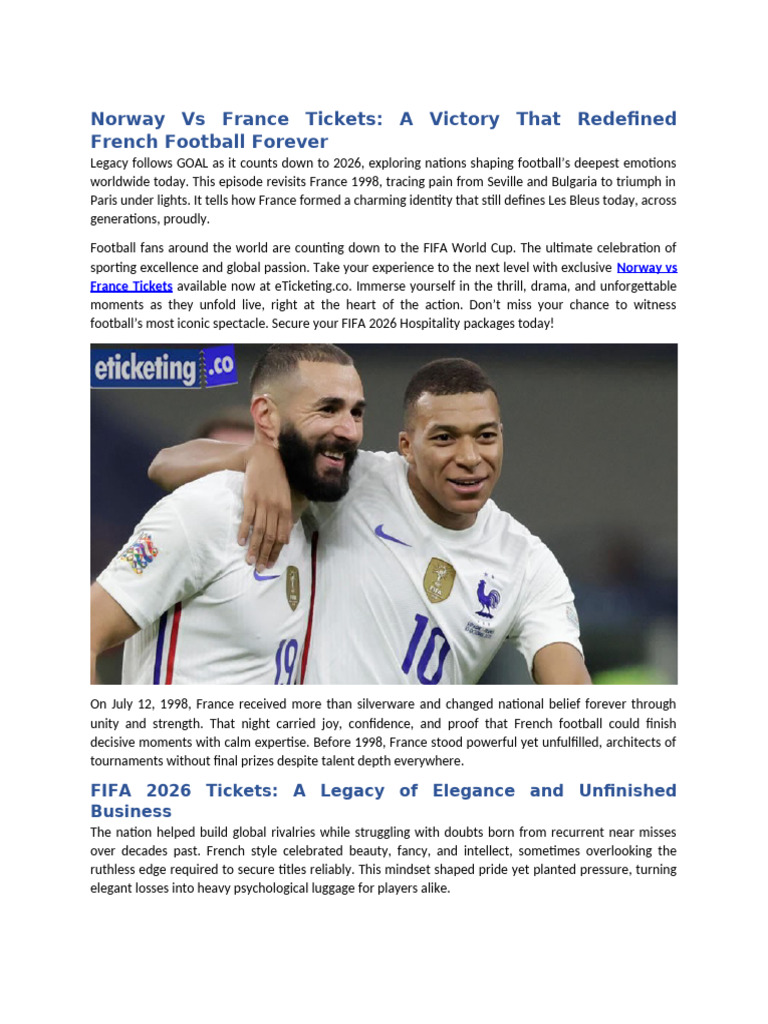 A Victory That Redefined French Football Forever | PDF | Association ...