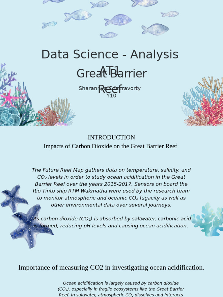 Great Barrier Reef CO2 Impact Analysis | PDF | Ocean Acidification ...