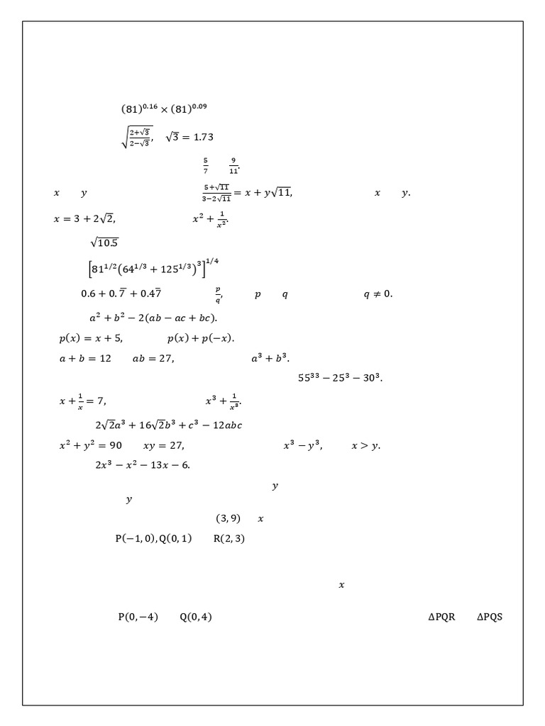 Class 9 Maths Question Bank | PDF | Area | Sphere