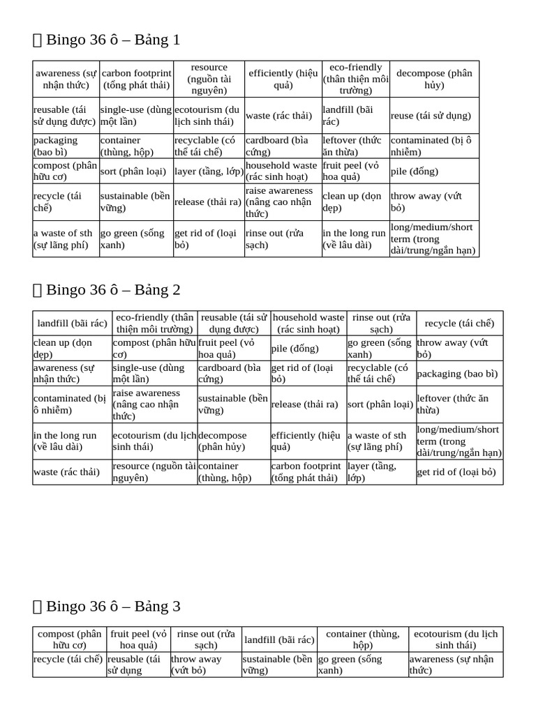 ? Bingo 36 ô | PDF