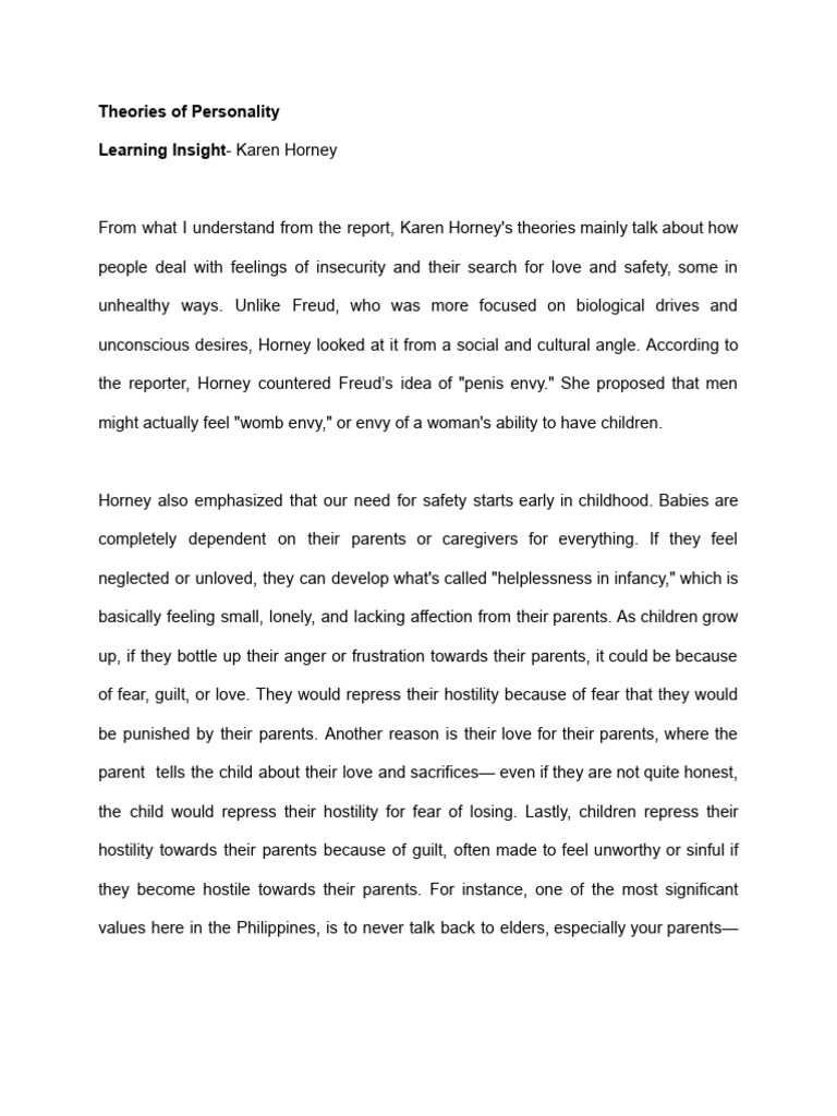 Learning Insights | PDF | Extraversion And Introversion | Identity ...