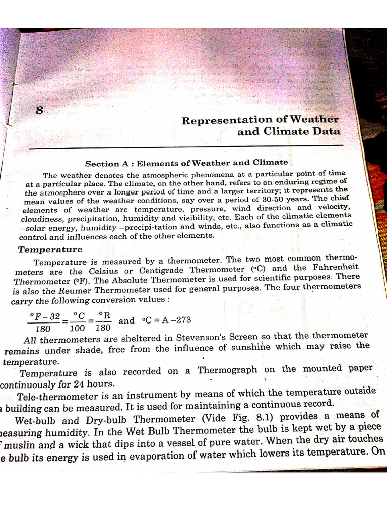Weather Instruments | PDF