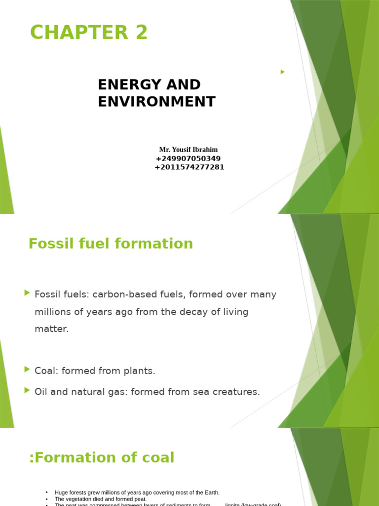 Fossil Fuels and Renewable Energy Sources | PDF | Renewable Energy | Fuels