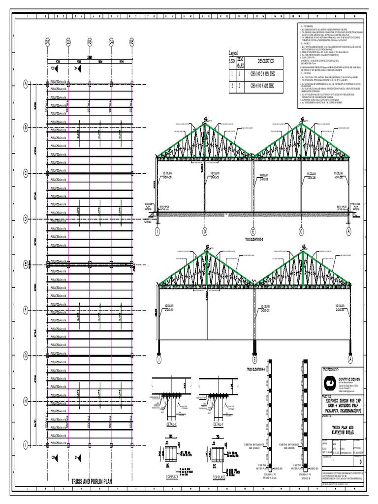 3.Truss Plan and Elevation Detail | PDF | Building Engineering ...