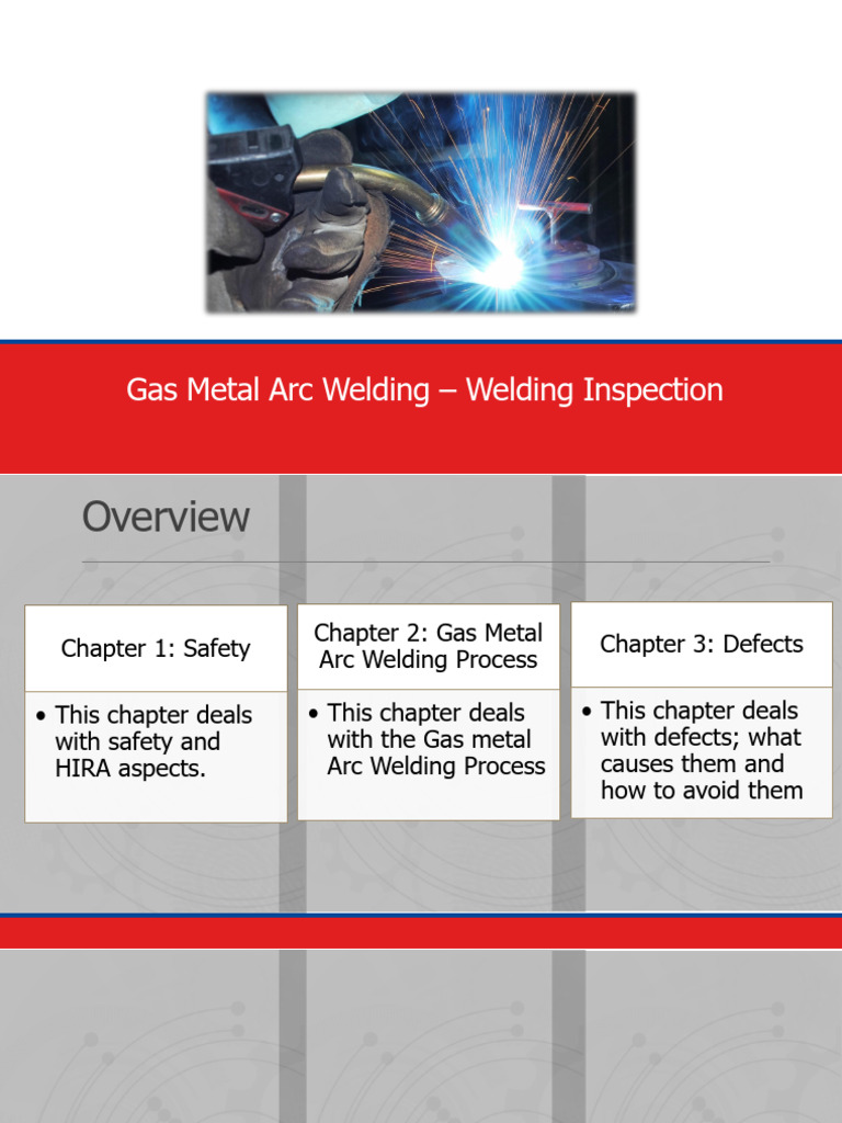 Gas Metal Arc Welding Inspection Guide | PDF | Welding | Construction
