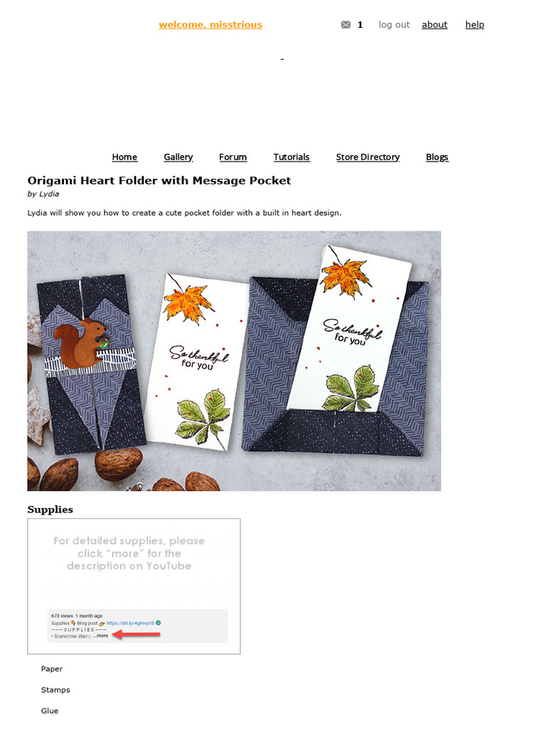 Splitcoaststampers - Tutorials | PDF