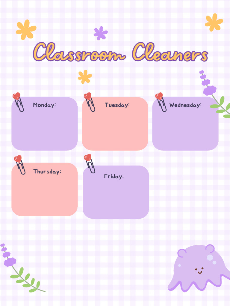 White and Pink Stripes Weekly Planner | PDF