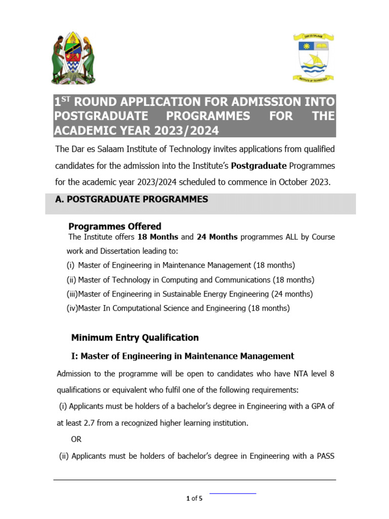 2023-05-19 17-31-34-DIT-1st Round Application for Admission Into ...