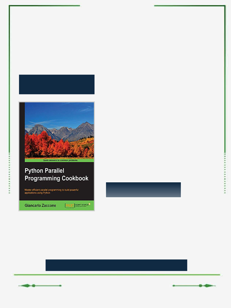 Python Parallel Programming Cookbook 1st Edition Giancarlo Zaccone ebook all pages included | PDF
