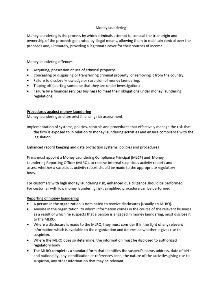 AAA theory 1 | PDF | Audit | Money Laundering