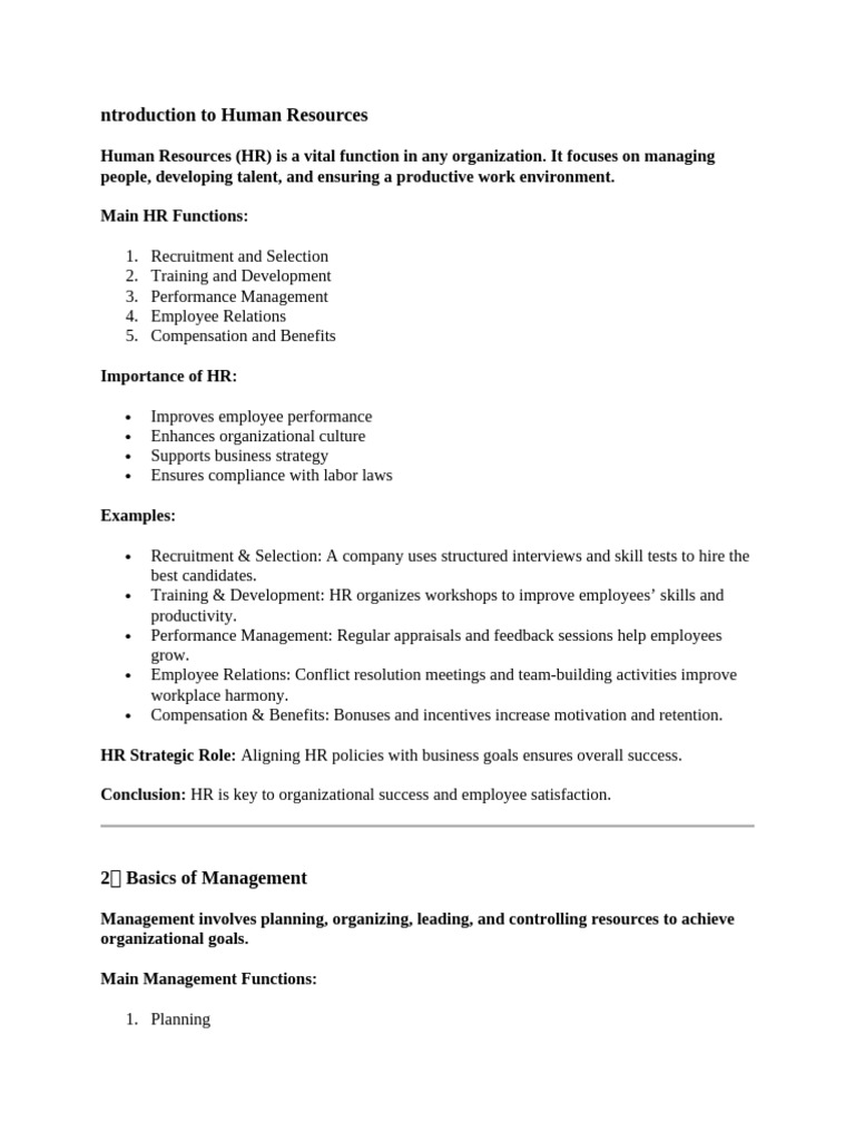 Human Resources1 | PDF | Human Resources | Compensation And Benefits