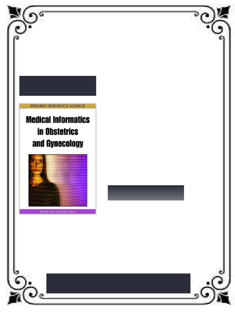 Medical Informatics in Obstetrics and Gynecology Premier Reference ...
