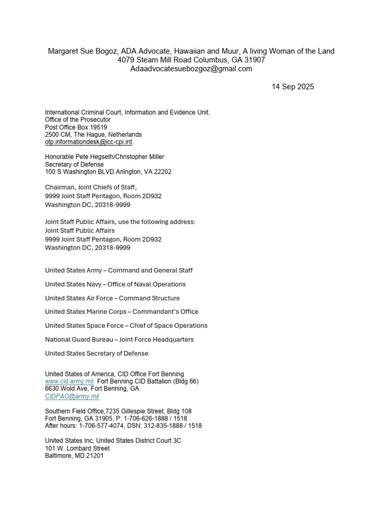MILITARY LEADERS SEP Call to Duty Stop the Corruption | PDF | Joint ...