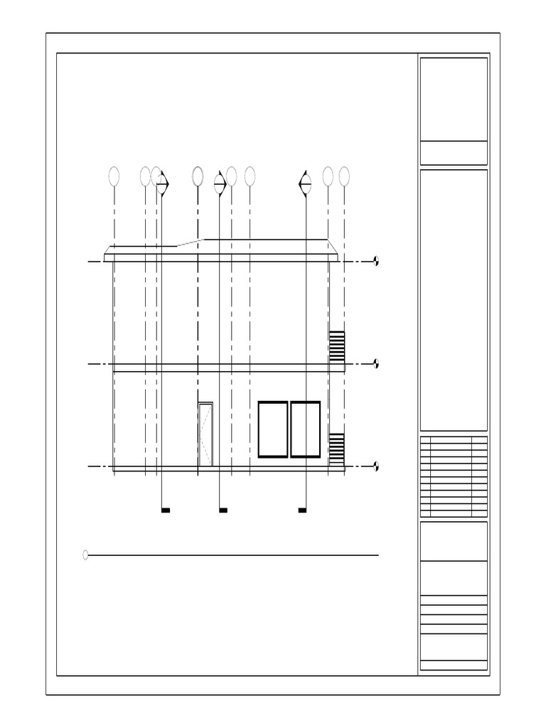 240 SFT Home - Sheet - A110 - East Elevation | PDF