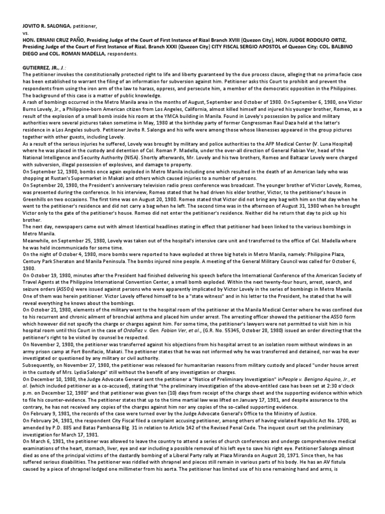 Full Case Crim Pro | PDF | Witness | Prosecutor