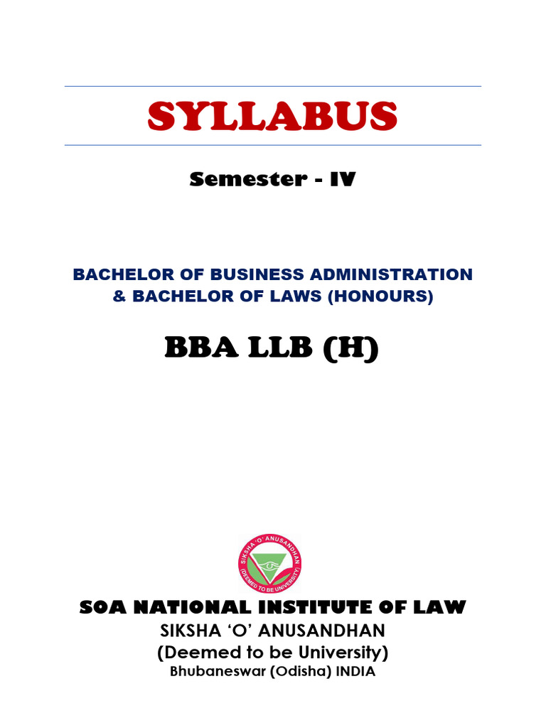Family Law II Syllabus for BBA LLB | PDF | Marketing | Strategic Management