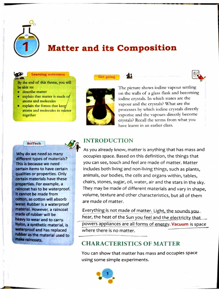Matter and Its Composition | PDF