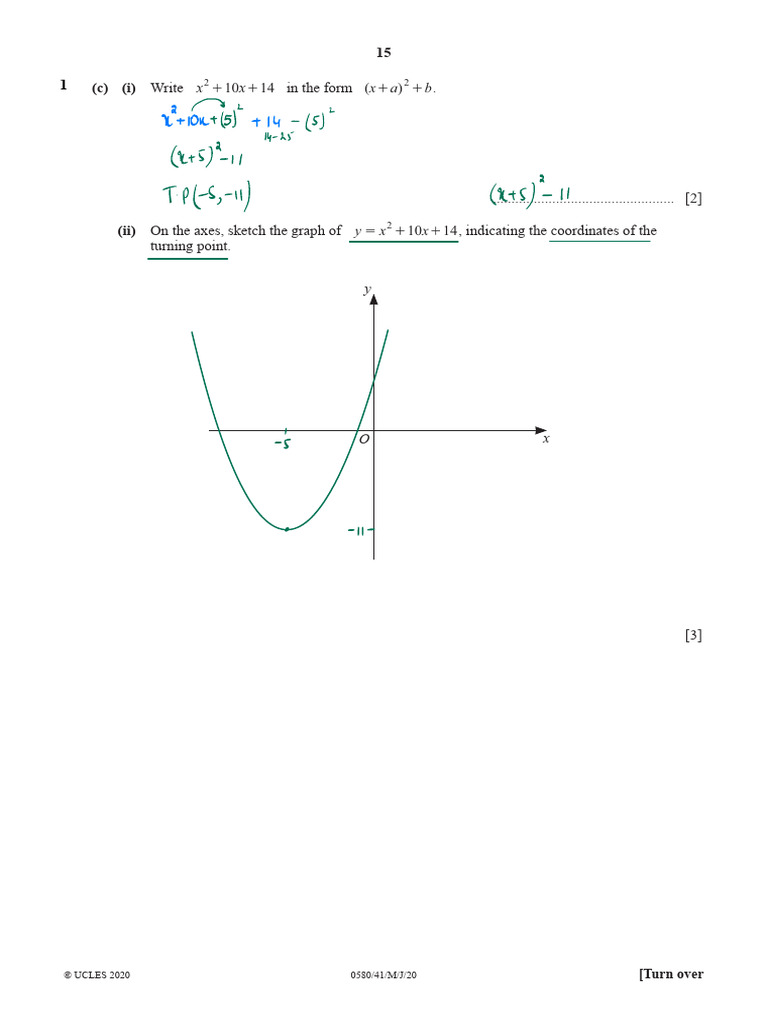 Quadratic Equations and Graphs Analysis | PDF | Equations | Tangent