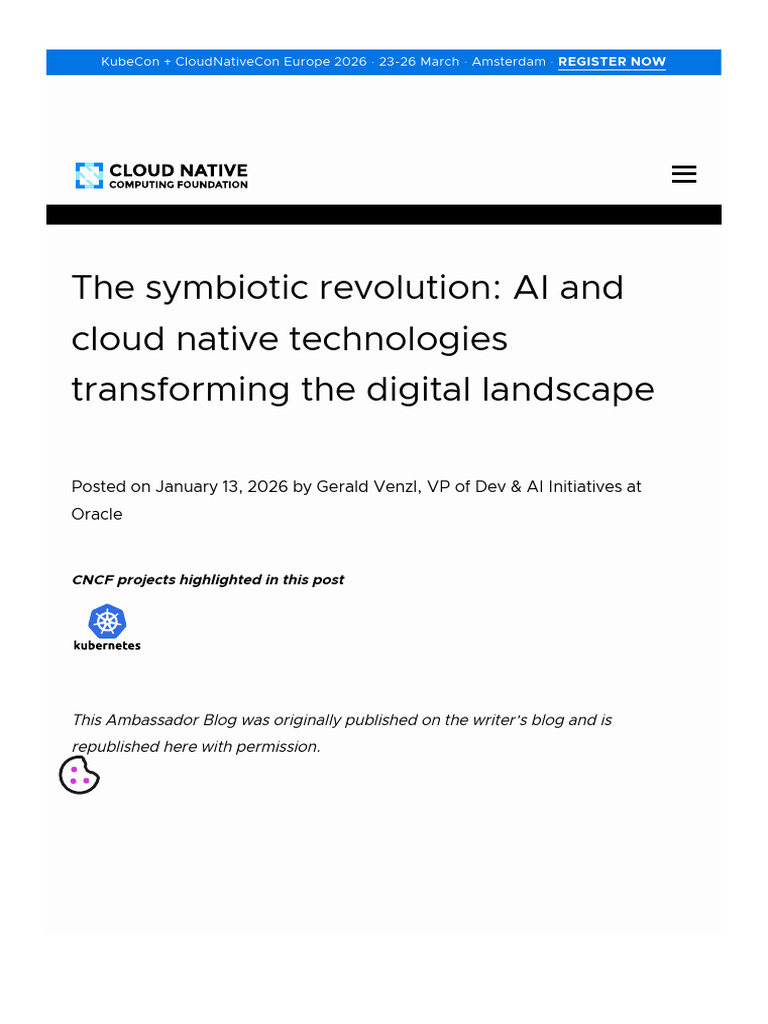 The symbiotic revolution- AI and cloud native technologies transforming ...