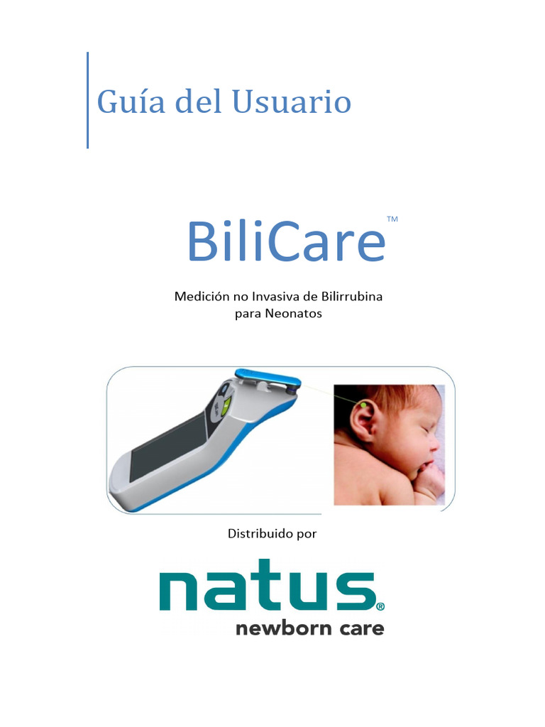 Guía de Usuario BiliCare para Neonatos | PDF | Calibración | Medición