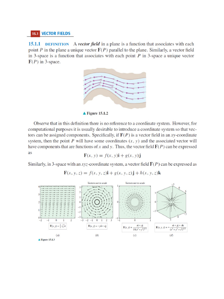 Lecture 19-Vector Fields | PDF