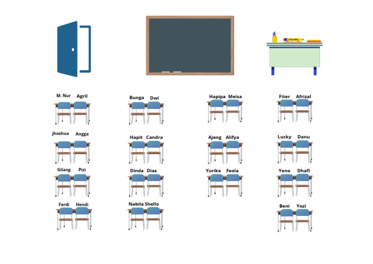Classroom Seating Chart for Tables_20260109_100809_0000 | PDF