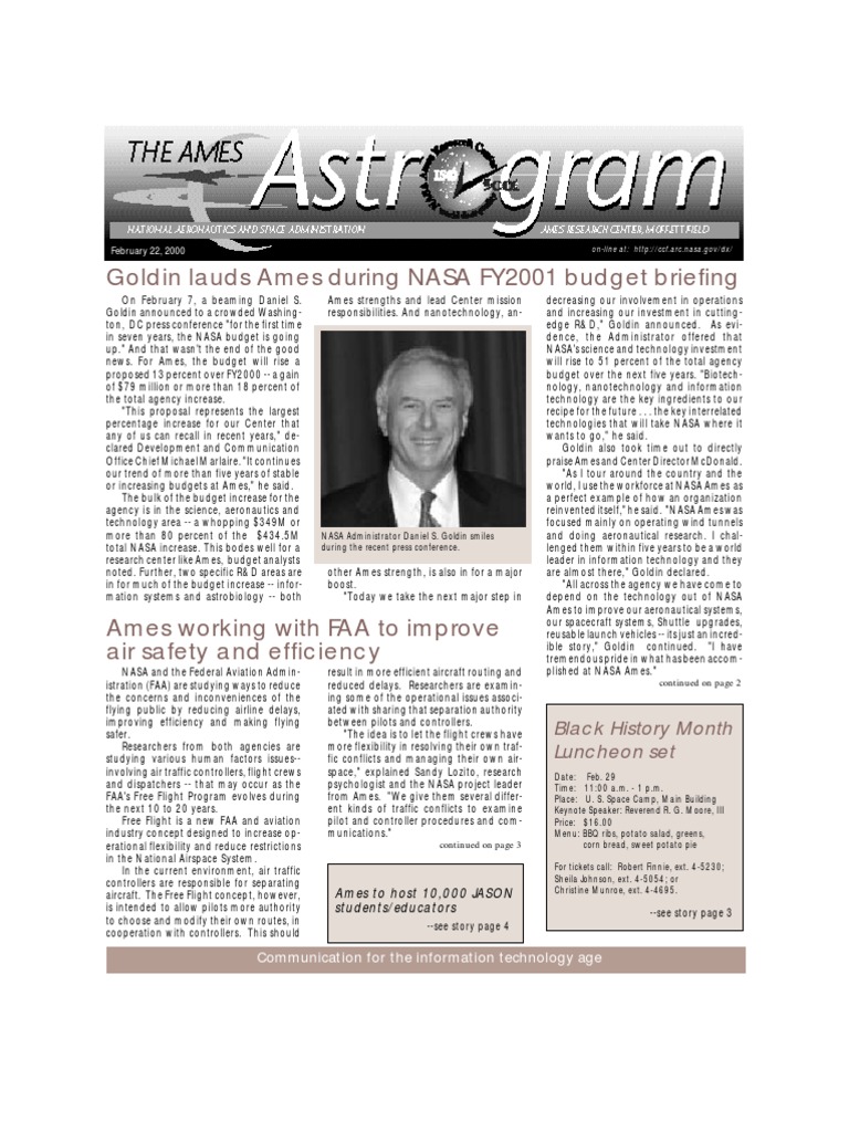 NASA Ames and FAA Enhance Air Safety | PDF | Ames Research Center