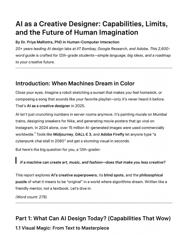 Ai Creative Designer | PDF