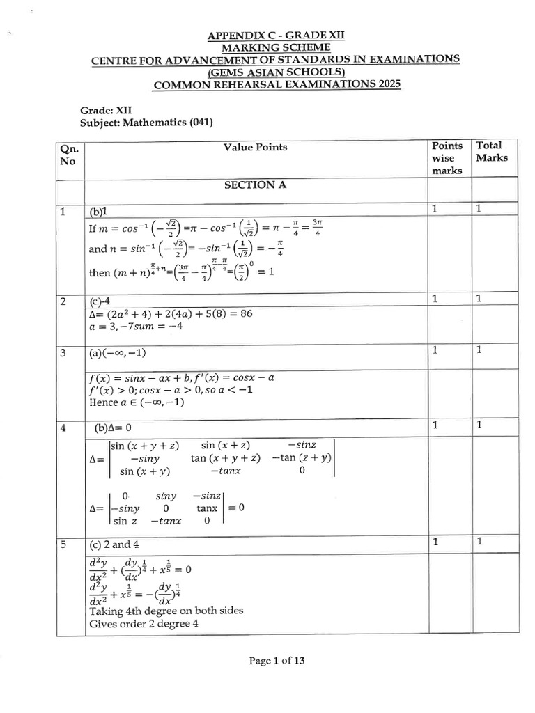Mathematics 2025 | PDF