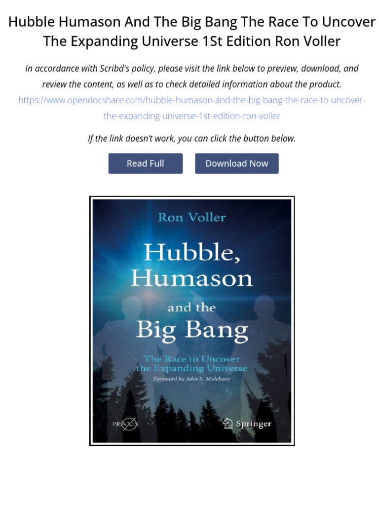 Hubble Humason and the Big Bang The Race to Uncover the Expanding ...