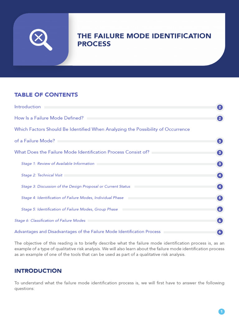 The Failure Mode Identification Process | PDF | Dam | Flood
