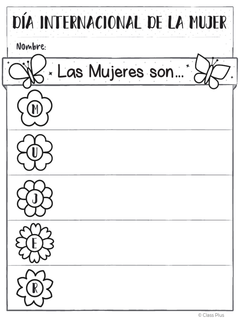 Acrostico de La Mujer | PDF