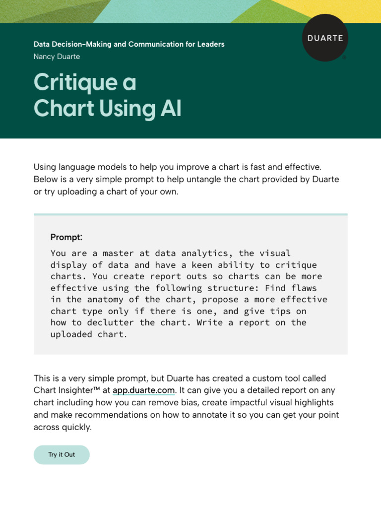 AI Chart Critique for Leaders | PDF