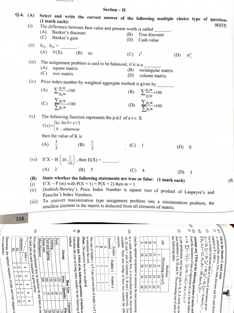 MATH's Practice Paper | PDF