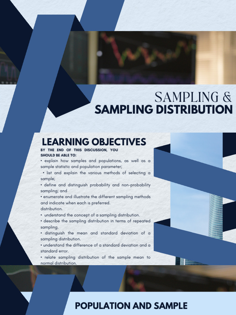 Understanding Sampling Distributions | PDF | Sampling (Statistics) | Mean